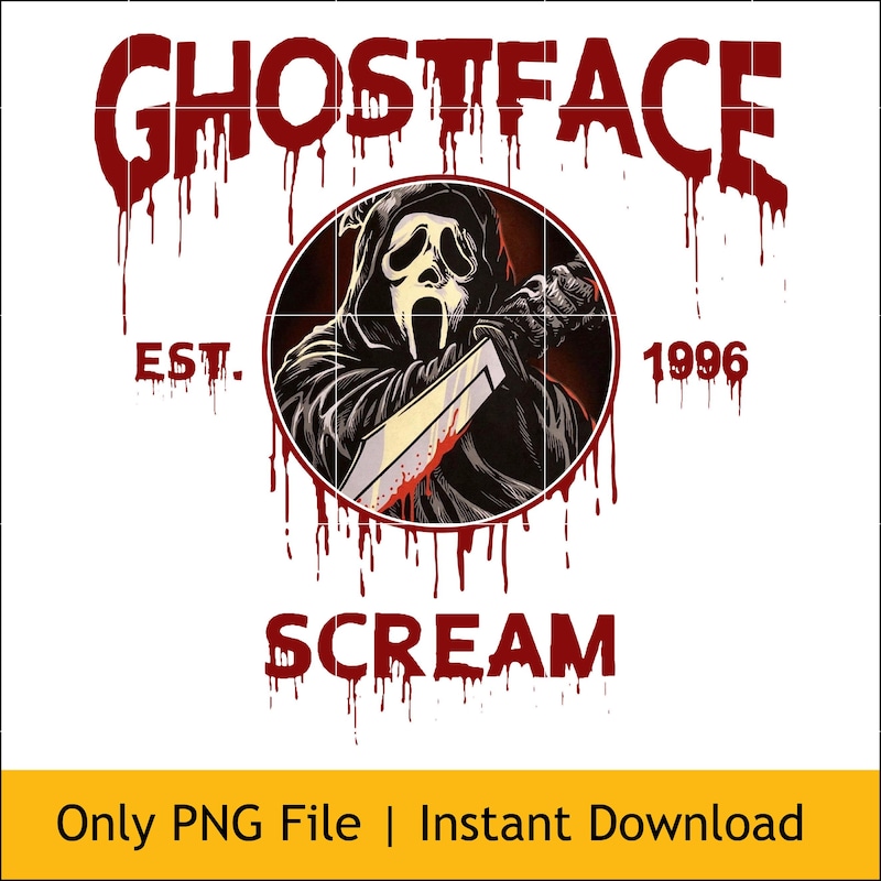 Ghostface Mask Png - Etsy