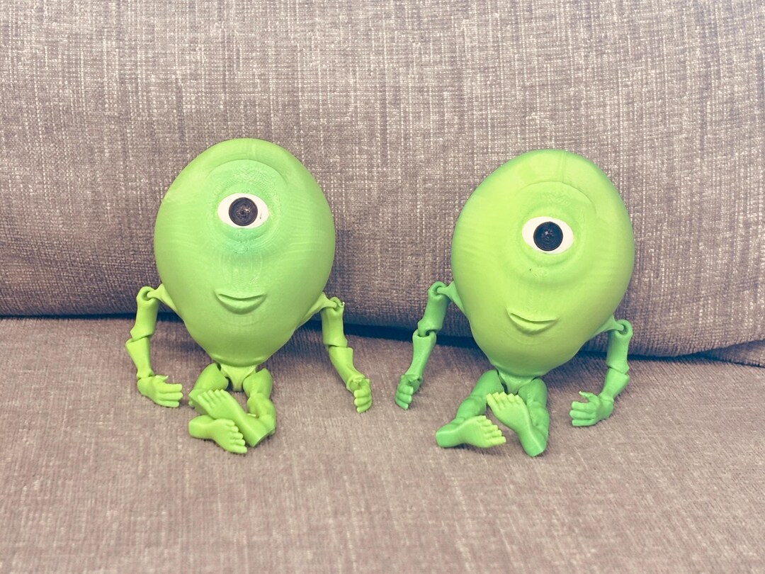 Flexi One-eyed Monster: 3D Printed Magnet Fidget Toy - Etsy