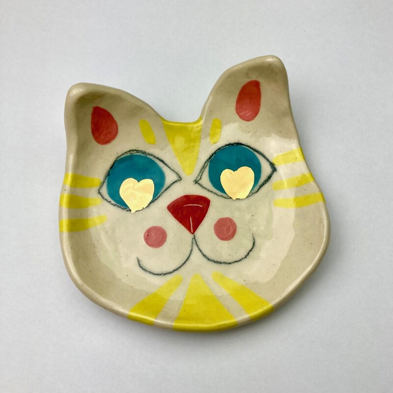 Cat Shaped Plate - Etsy
