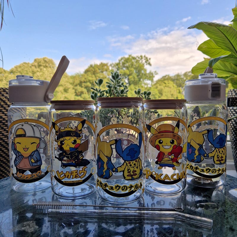 Pikachu Drinks Bottles - Etsy