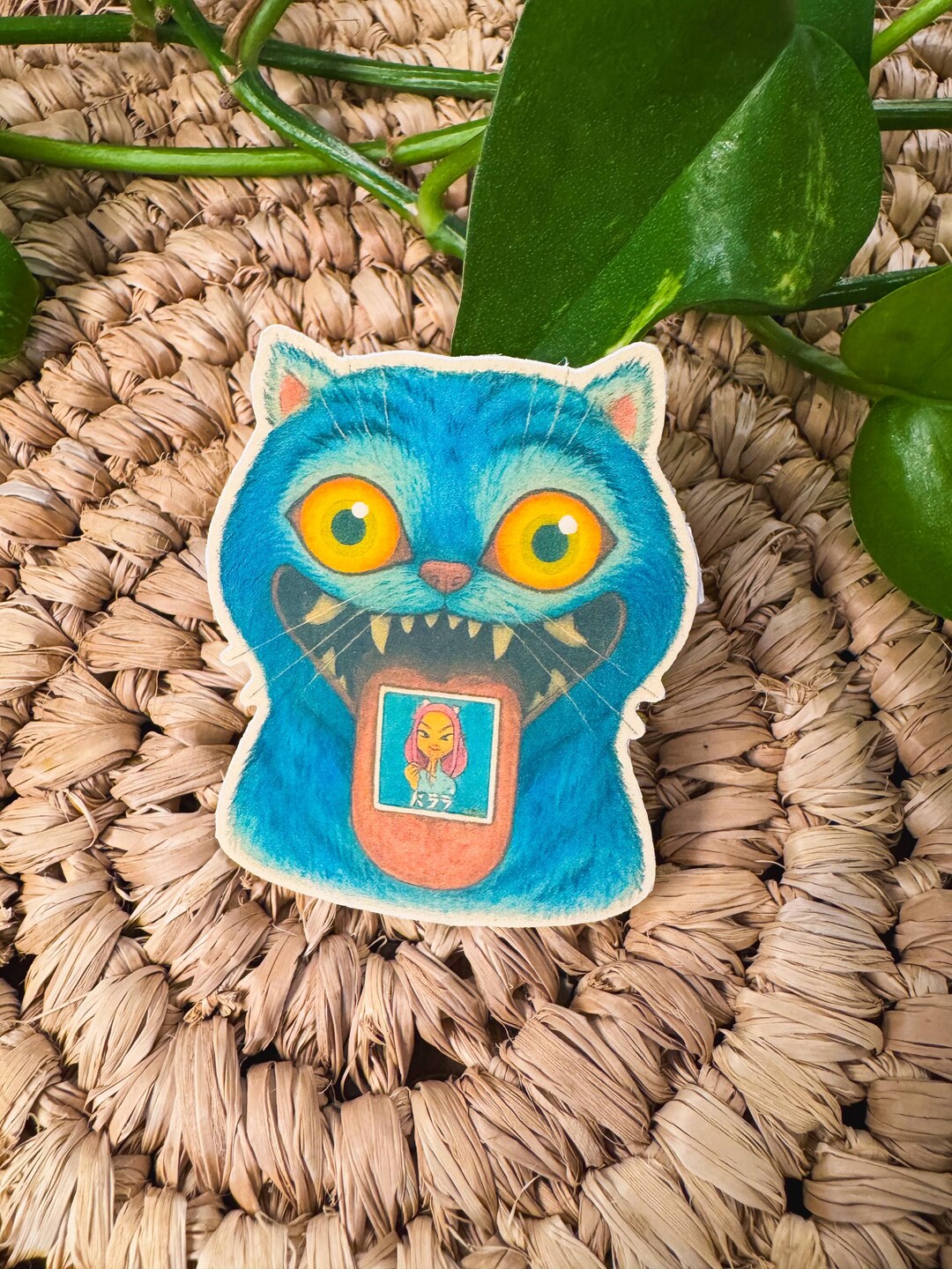Derpy Tiger Sticker Inspired by K-pop Demon Hunters – Anime Stickers ...