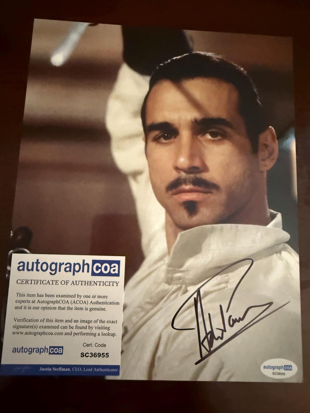 Adrian Paul Hand Signed in Person Autographed Highlander Rare ACOA COA ...