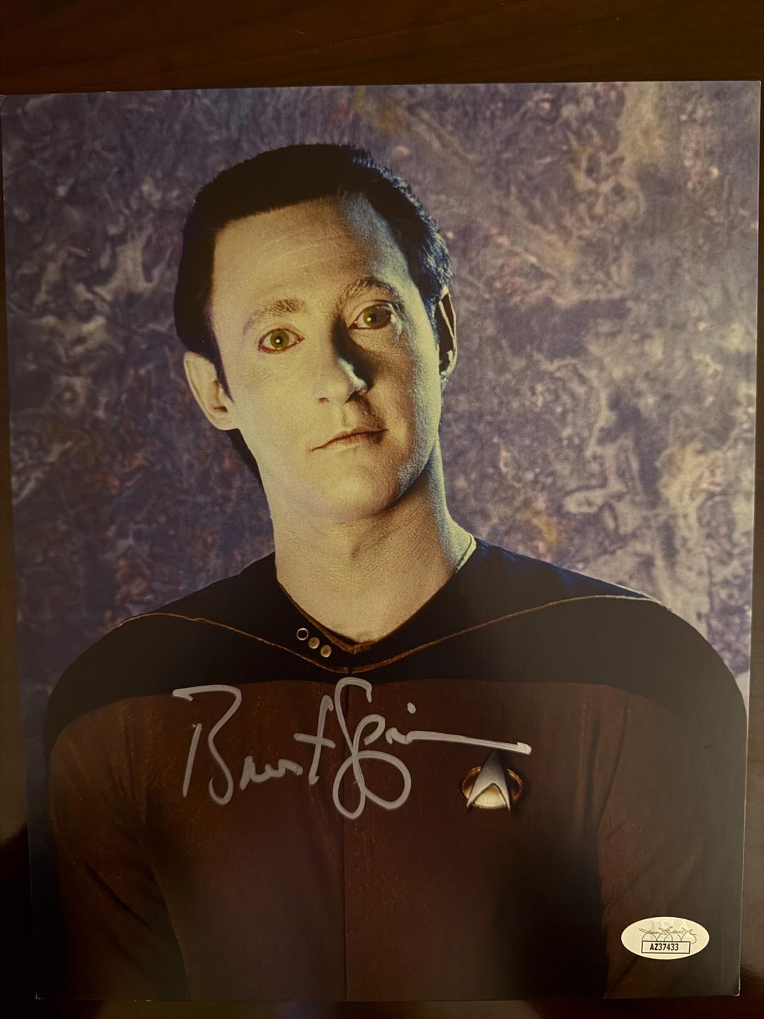 Brent Spiner "data" Star Trek TNG Hand Signed in Person Autographed JSA ...