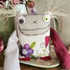 Worry Monster Doll, Anxiety Relief Gift, Personalized Stuffed Monster ...