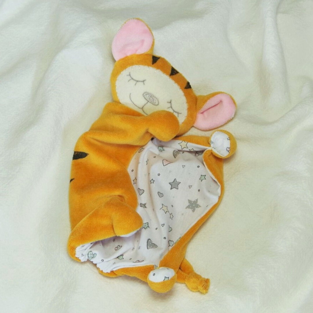 Tiger Baby Blanket Personalized Tiger Lovey Baby 1st - Etsy