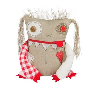 Worry Monster Doll, Anxiety Relief Gift, Personalized Stuffed Monster ...