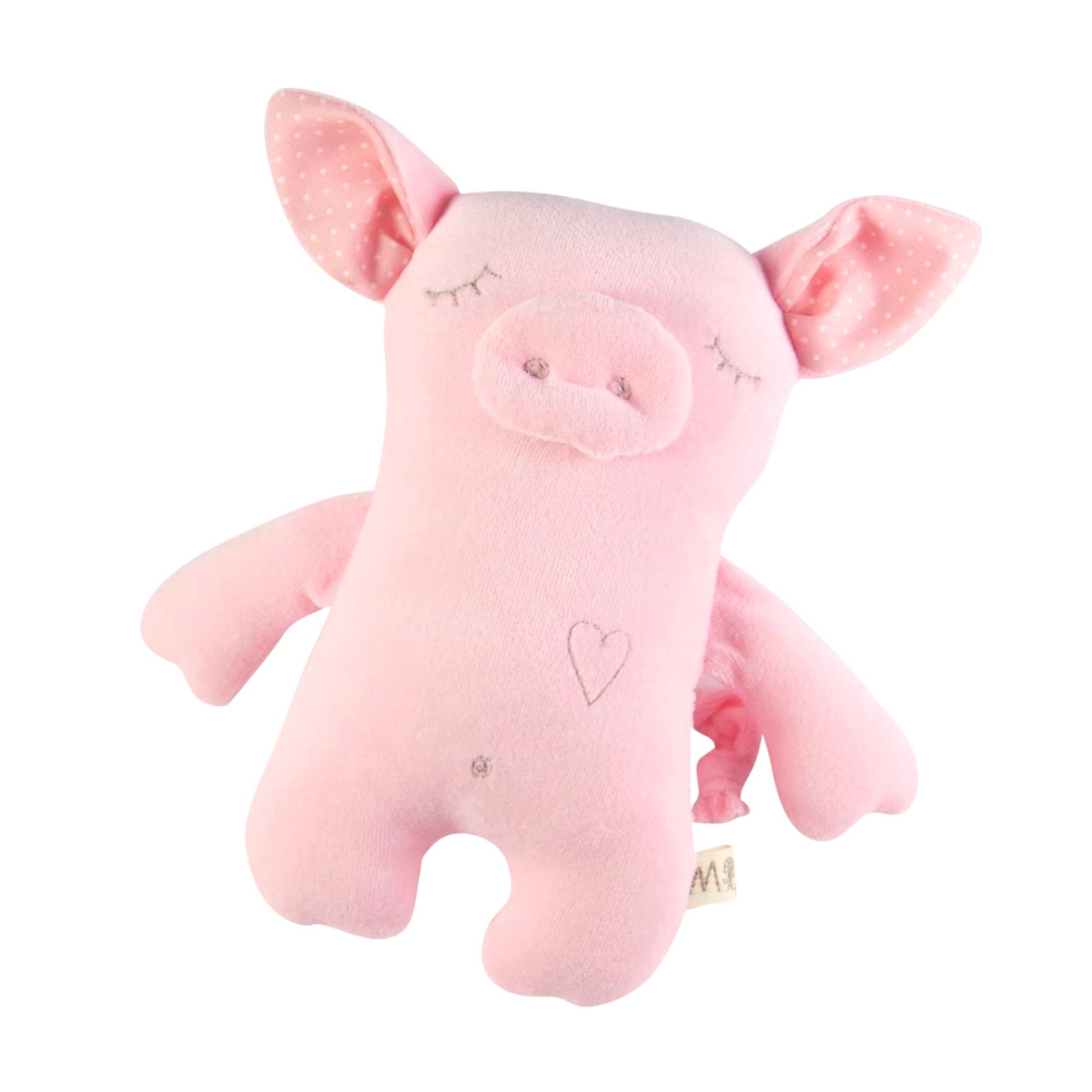 Pig Stuffed Animal Personalized Baby Gift Name Toy Piggy | Etsy