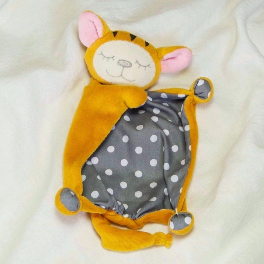 Tiger Baby Blanket, Personalized Tiger Lovey, Baby 1st Birthday Gift ...