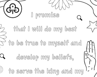 Printable Brownie Leader Pack | Promise Activity | Brownie Guide Law ...