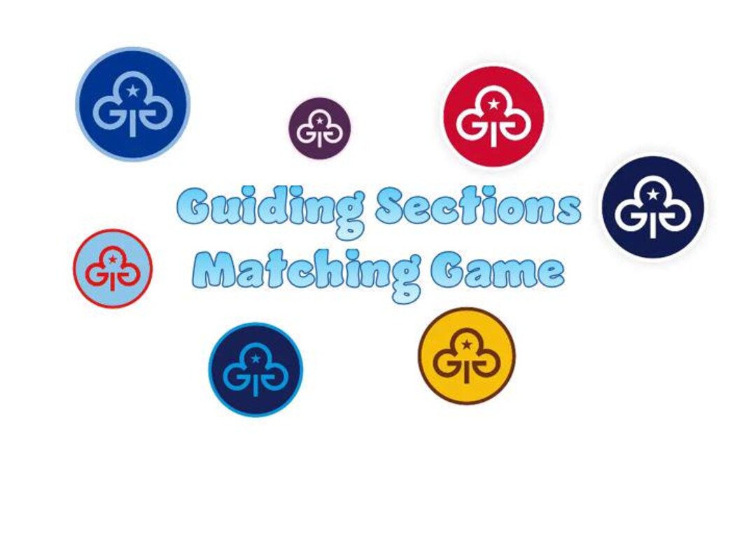 Girl Guiding Section Matching Game - Etsy