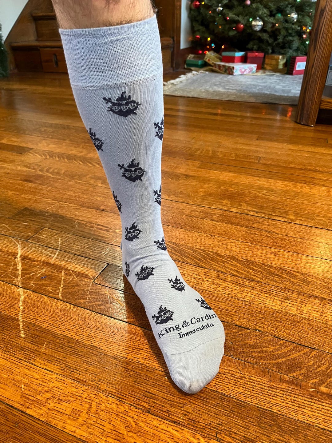 Immaculata - Immaculate Heart Men's Dress Sock - Etsy