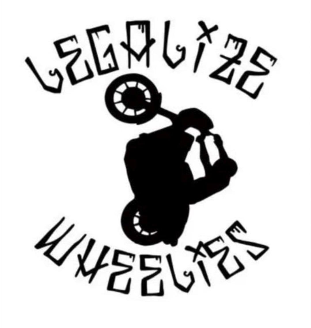 Legalize Wheelies Vinyl Decal: Car, Laptop, Window Sticker - Etsy