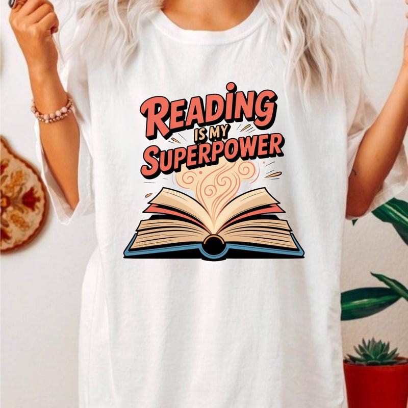 Reading is My Superpower - Etsy