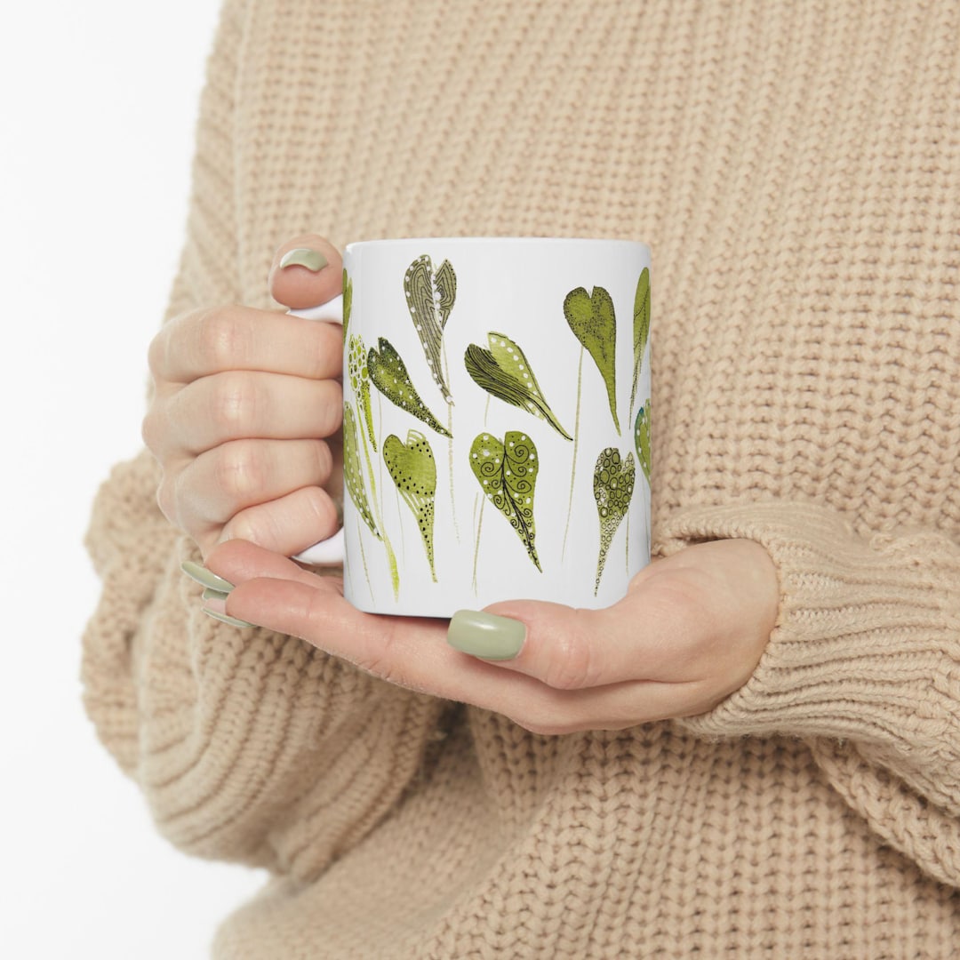Botanical Coffee Mug for Kitchen Decor Home Decor Gift for Gardener ...