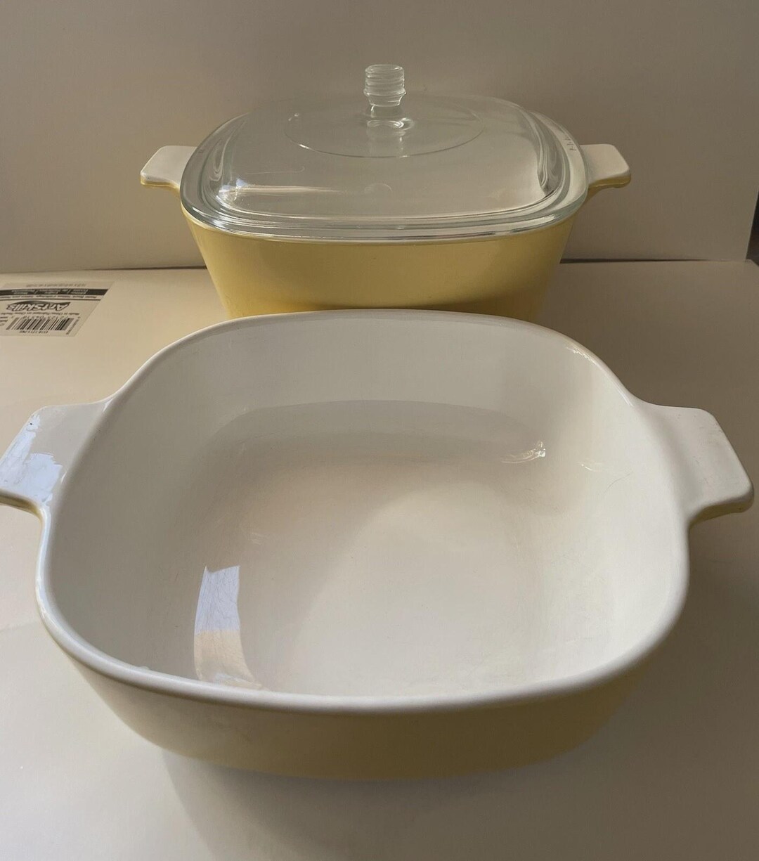 Vintage Corning Ware Harvest Gold Yellow Casserole P1 3/4-B1 3/4 1qt ...