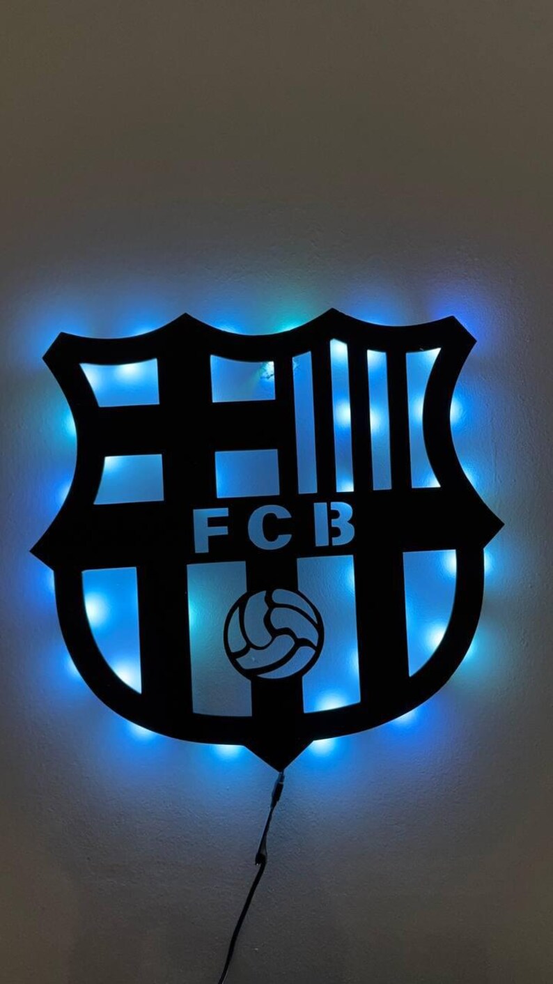 FC Barcelona Logo SVG DXF for Laser Cut, Barca Football Crest Digital ...
