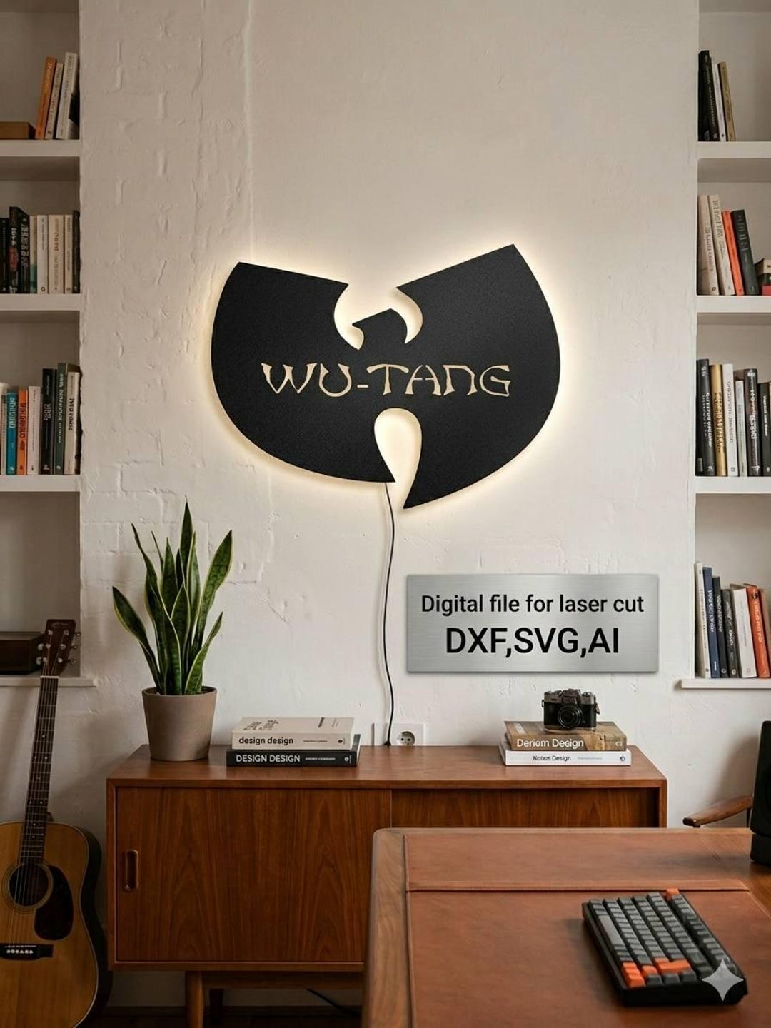 Wu-tang Clan Logo SVG DXF Ai for Laser Cut, Hip Hop Wall Art Digital ...