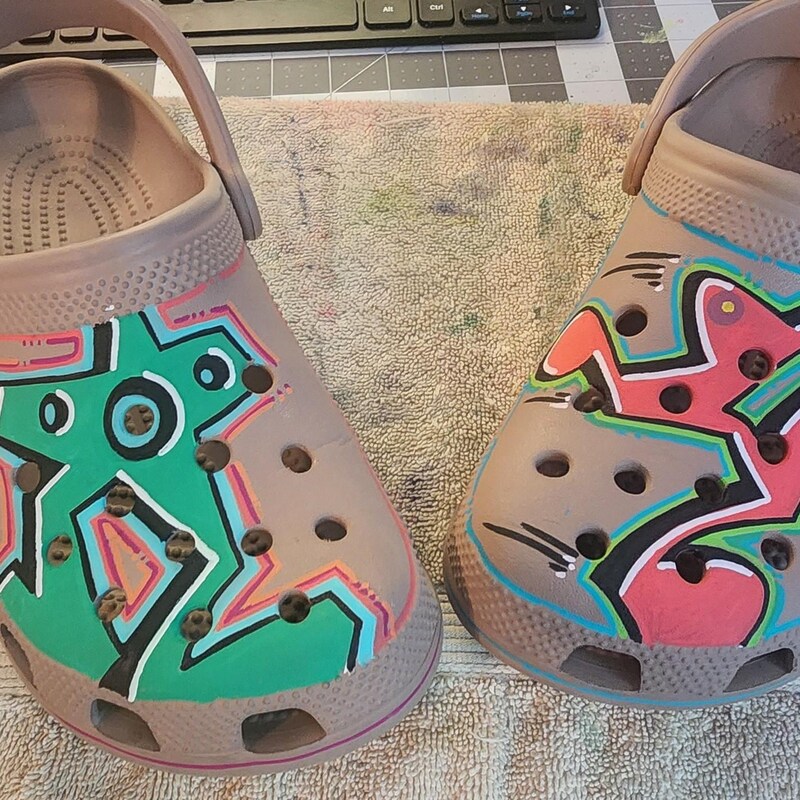 Custom Made Crocs - Etsy