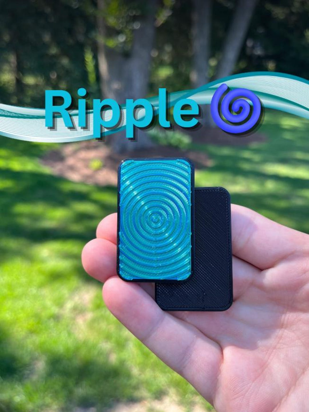 The Ripple – Magnetic Fidget Slider Toy | 3D Printed / Tactile ...