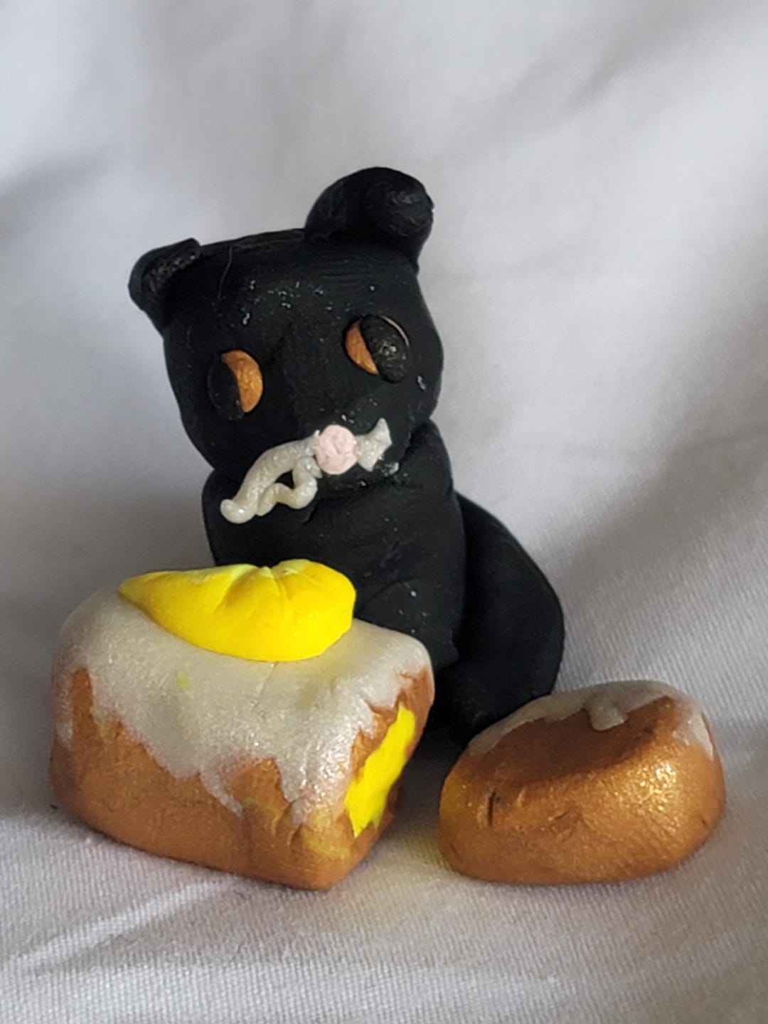 Miniature Handmade Polymer Clay Lemon Loaf and Slice - Etsy