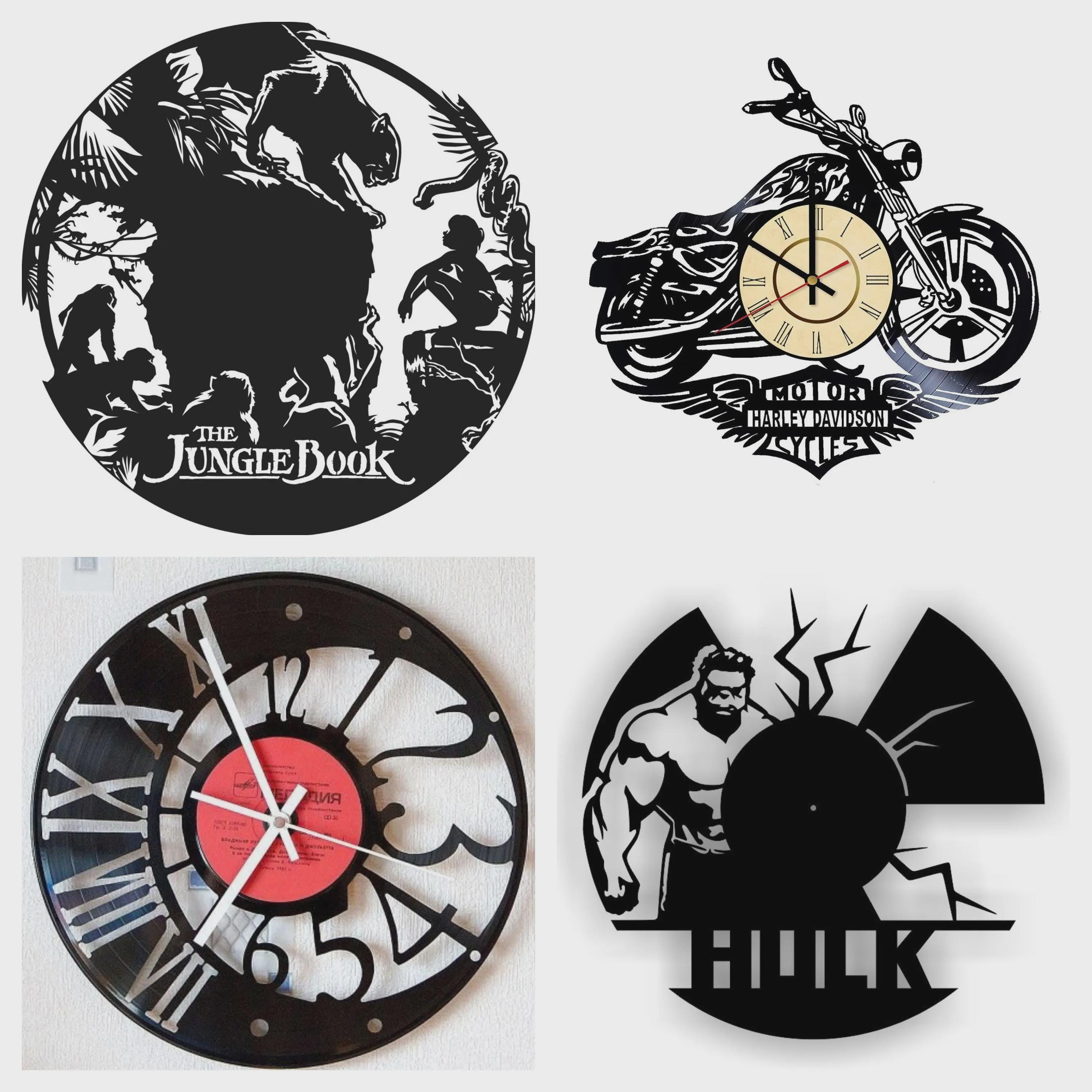 25+ Bundle of Wall Clocks DIY Dxf Cdr Svg Ai Laser Cut Files - Etsy