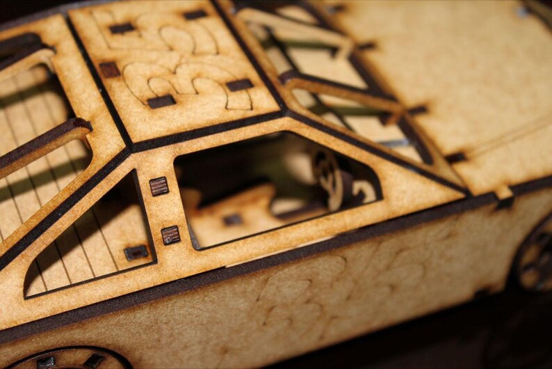 Laser Cut Files Wooden Nascar 3D DIY Puzzle 3mm Dxf Eps Svg Ai Eps ...