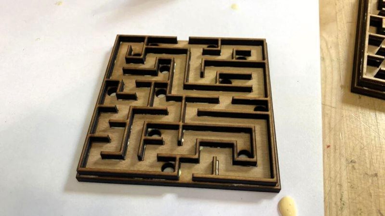 Two Level Maze Game DIY Dxf Ai Svg Cdr Laser Cut Files - Etsy