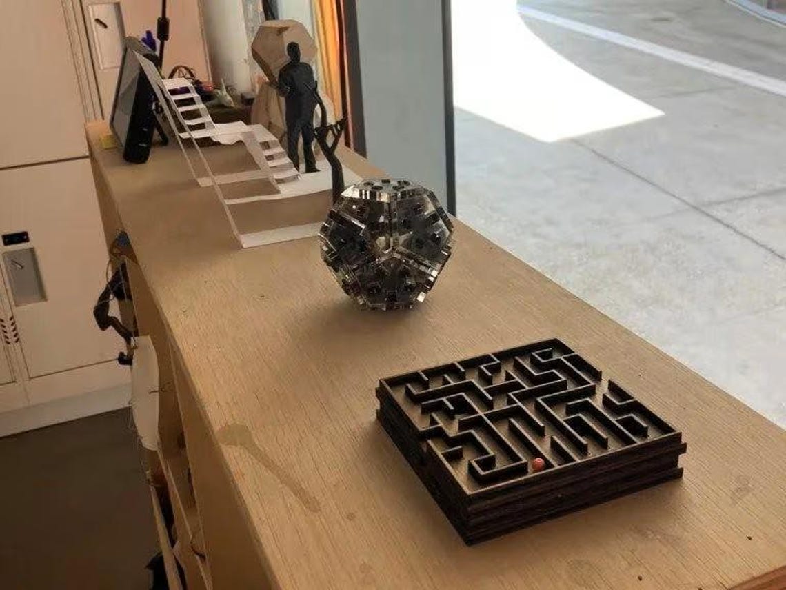 Two Level Maze Game DIY Dxf Ai Svg Cdr Laser Cut Files - Etsy