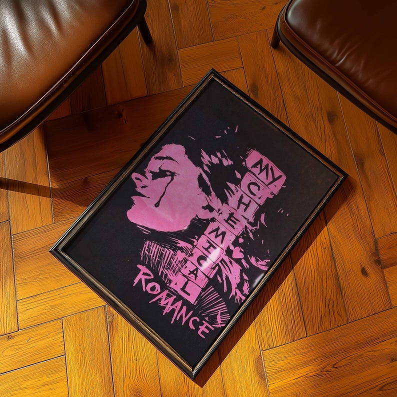 My Chemical Romance Emo Goth Digital Art | Printable Wall Art Poster ...