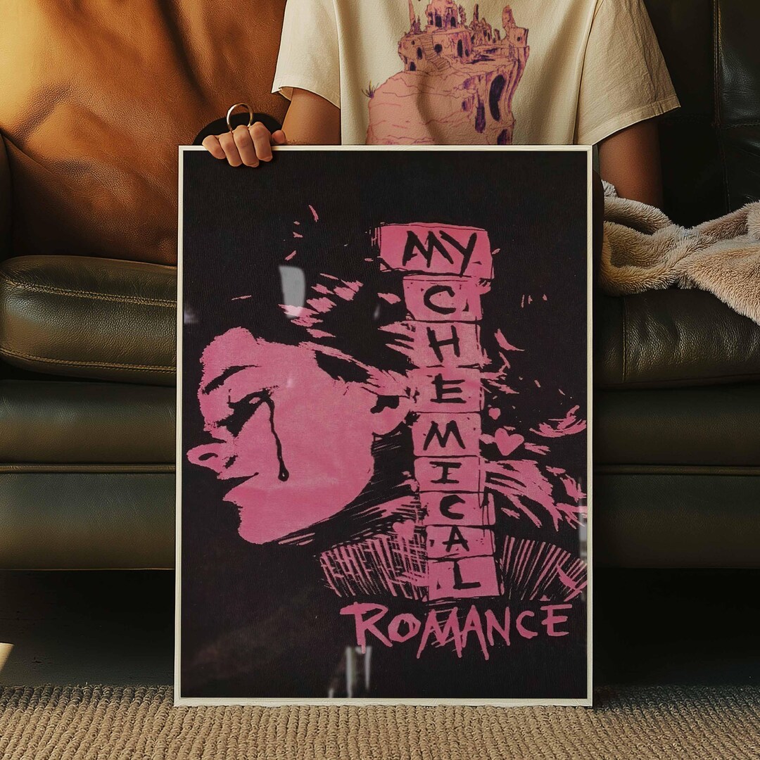 My Chemical Romance Emo Goth Digital Art | Printable Wall Art Poster ...