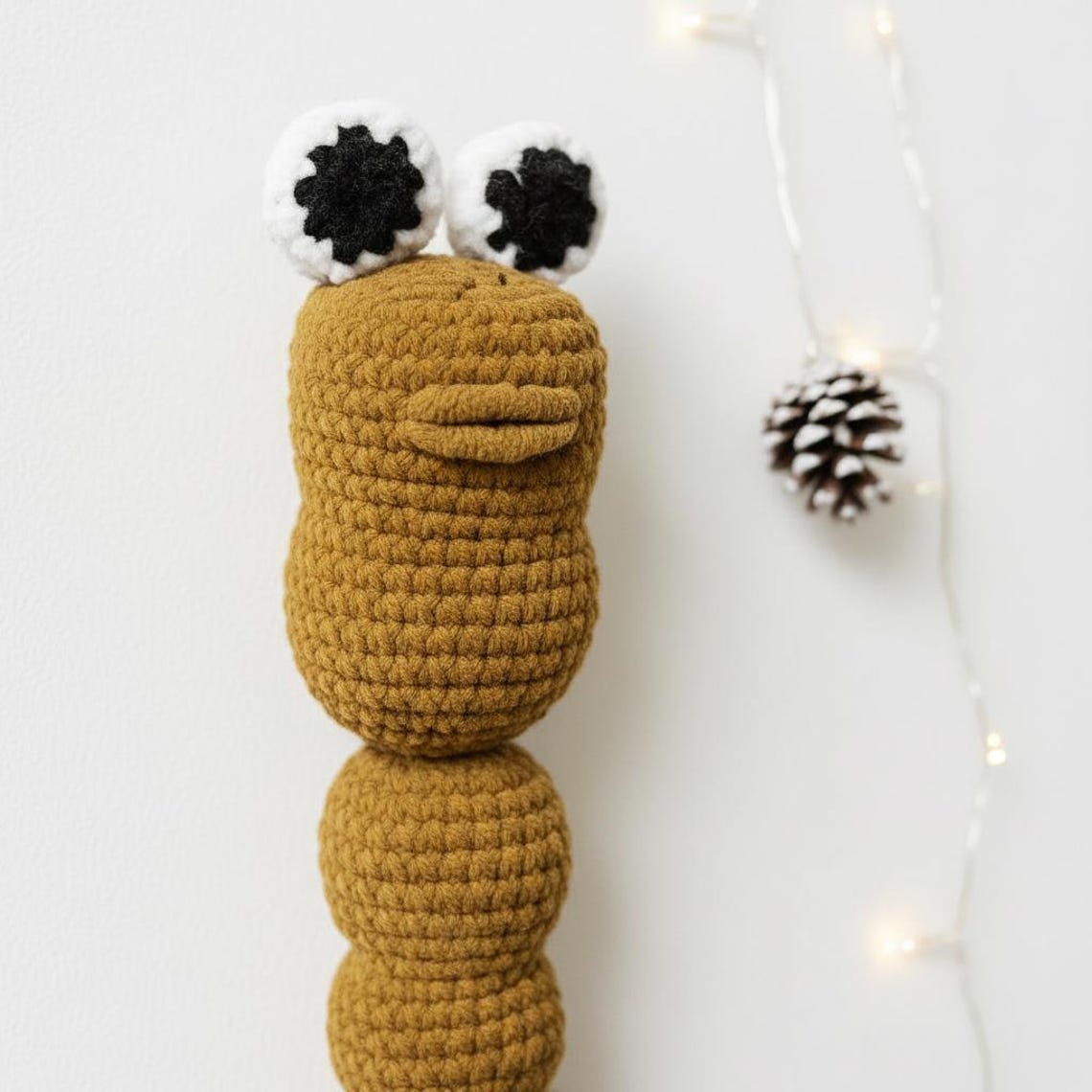 Crochet Marcus the Worm Amigurumi Plush Pattern, Handmade Crochet Toy ...