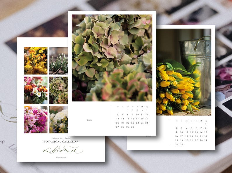 Ukrainian Calligraphy Practice Sheets & Calendar – Cyrillic Months and ...
