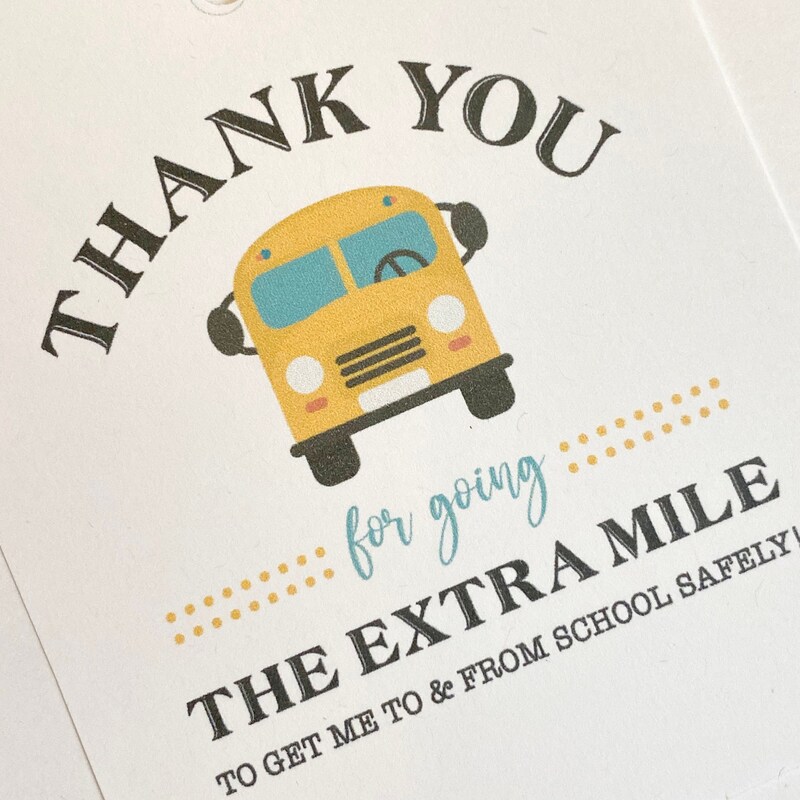 Bus Driver Thank You - Etsy