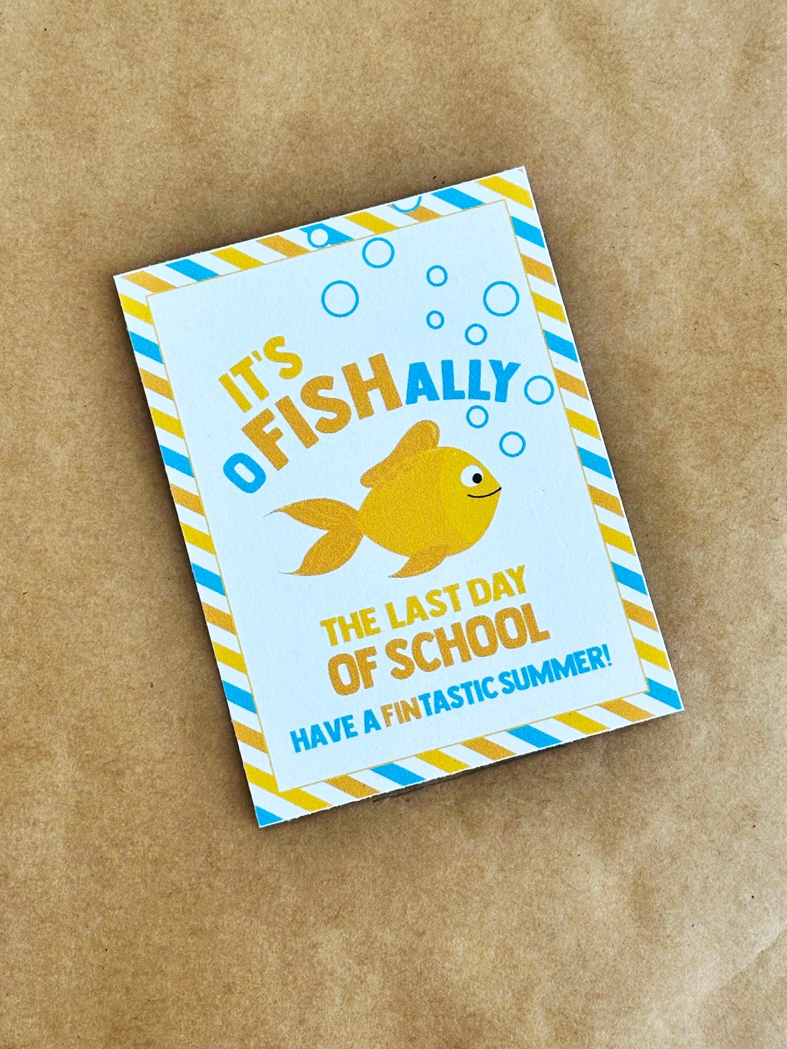 Last Day of School Tag | It's O-fish-ally the Last Day of School ...