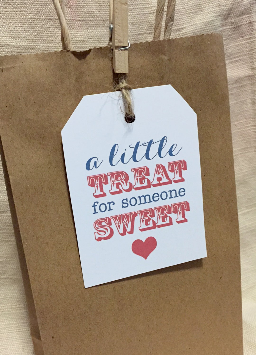 Printable Sweet Treat Gift Tags - A Little Treat for Someone Sweet ...