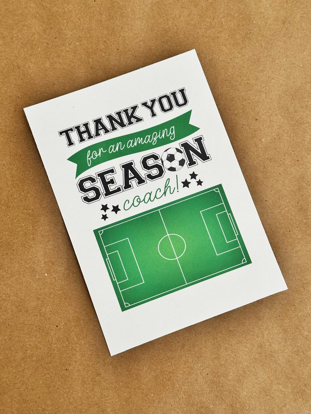 Printable Gift Card Holder for Coach | Soccer Coach Gift Card 5x7 ...