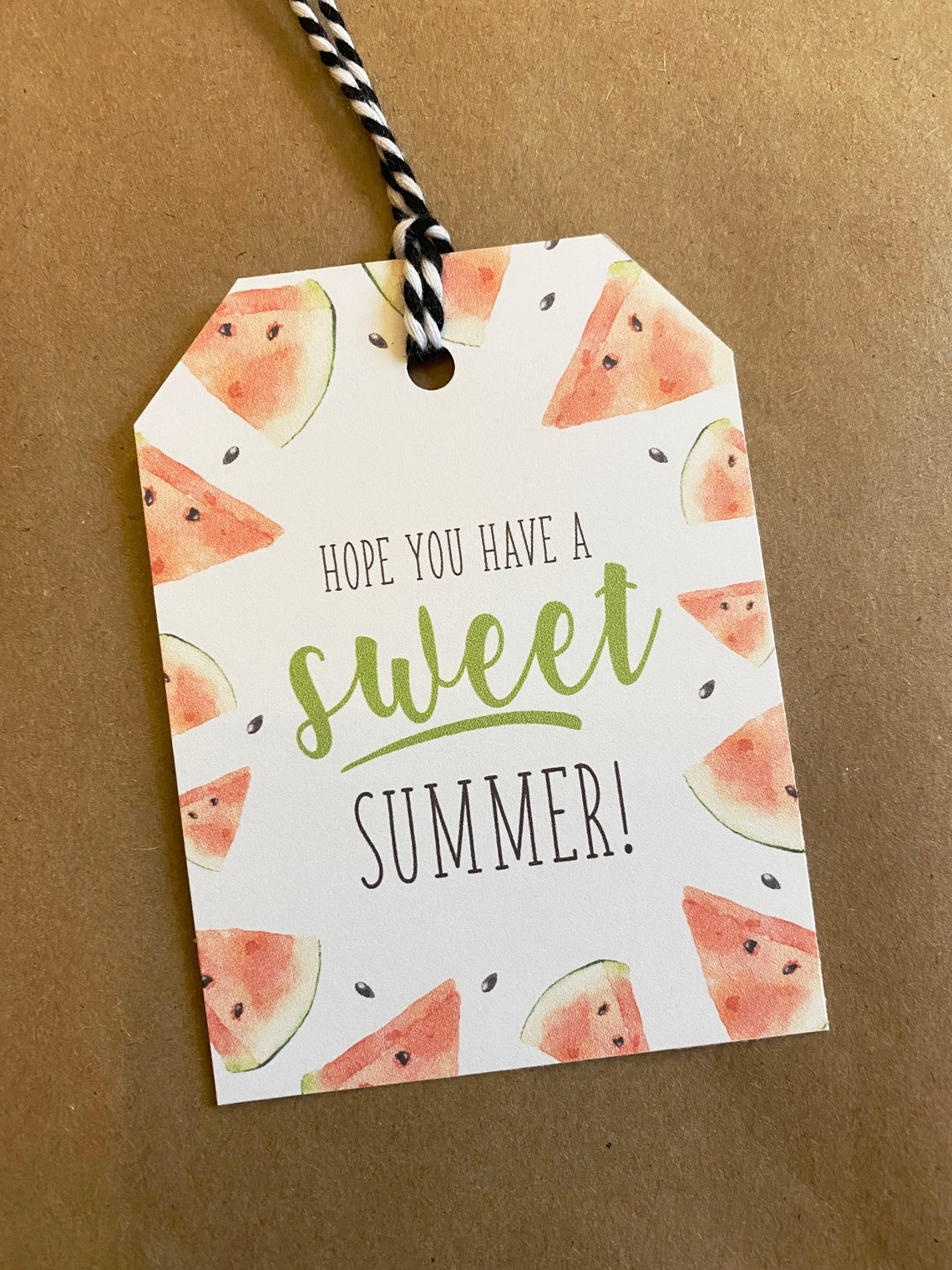 Sweet Summer Gift Tag Printable Have a Sweet Summer Tag - Etsy