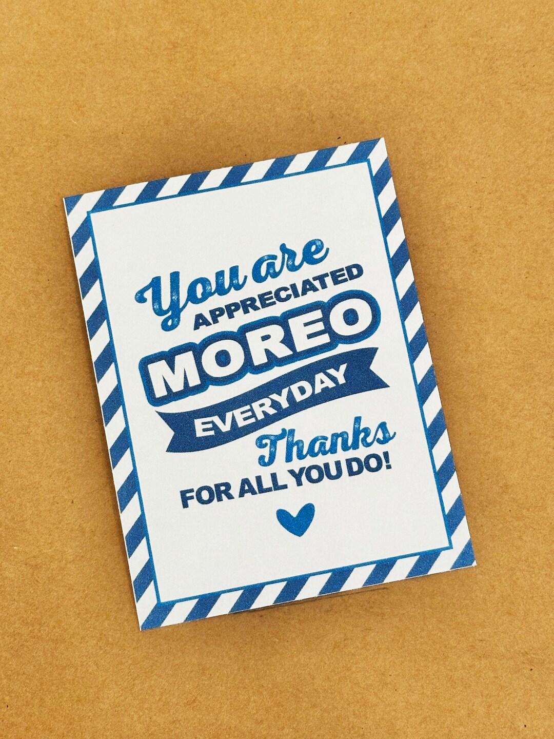 You Are Appreciated More Everyday Sandwich Cookie Tag 3x4 Cookie ...