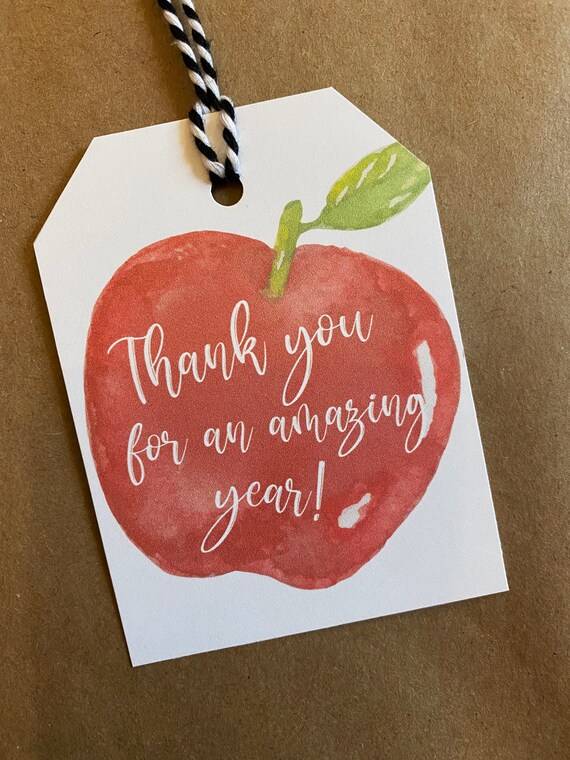 Printable End of School Tag Goodbye Gift End of Year Gift | Etsy