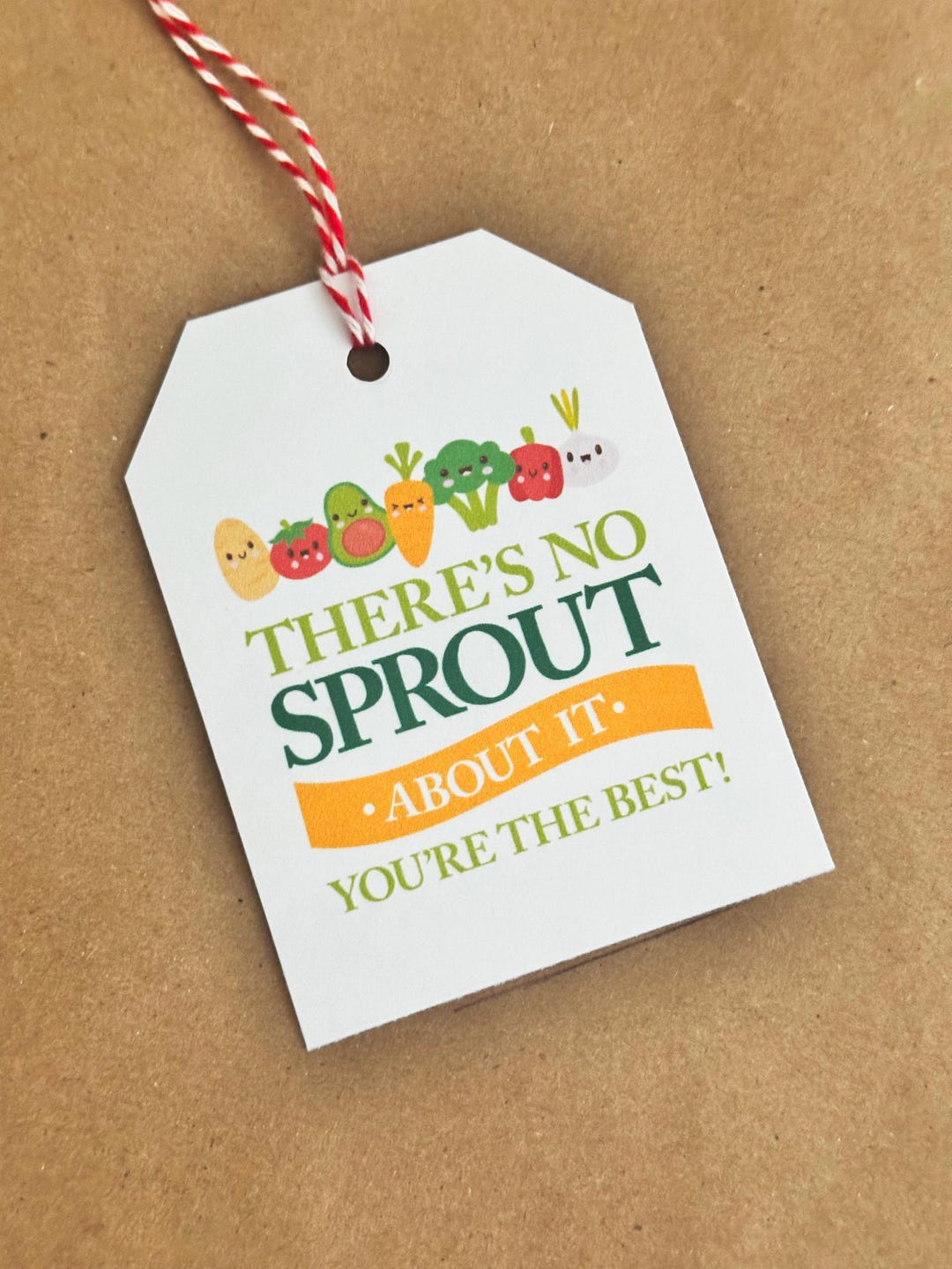 Healthy Food Grocery Store Gift Tag, Sprouts Store Gift Tag for ...