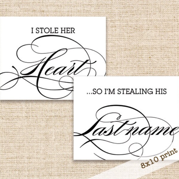 I Stole Her Heart - Etsy