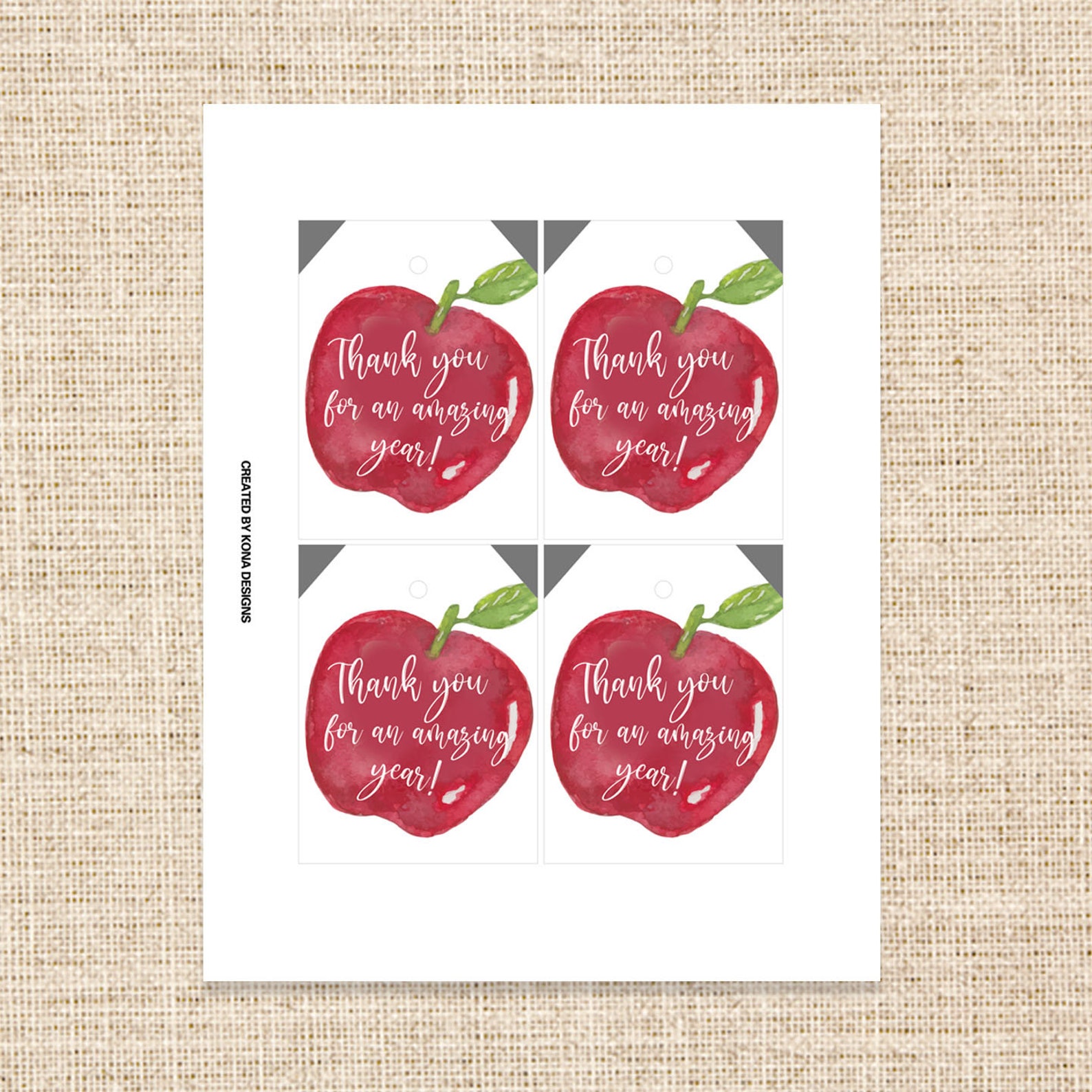 Printable End of School Tag Goodbye Gift End of Year Gift | Etsy