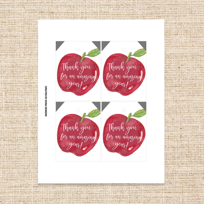 Printable End of School Tag Goodbye Gift End of Year Gift | Etsy