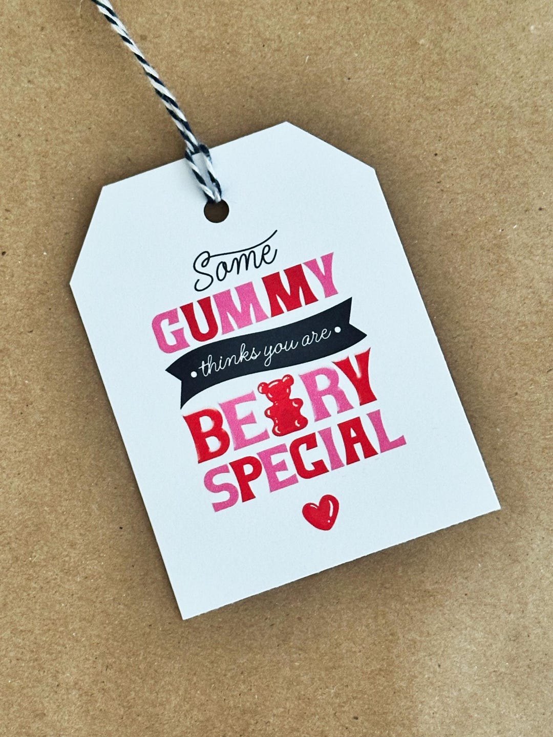 Gummy Bear Gift Tag | Beary Special Gift Tag | Cinnamon Bear Gift Tag ...