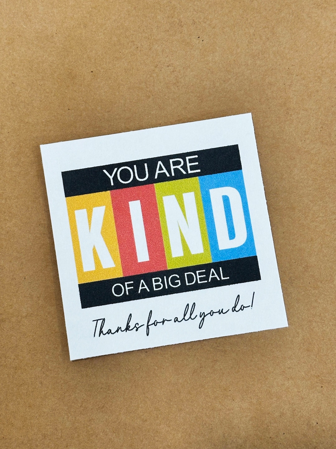 You Are Kind of a Big Deal | Teacher or Co-worker Gift Tag | Healthy ...