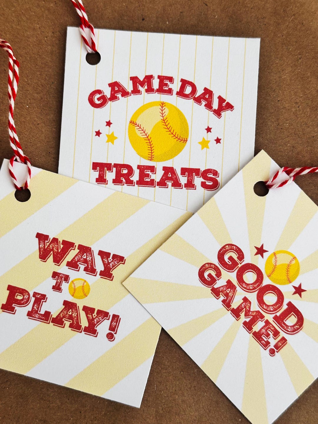 Softball Snack Bag Tags, Team Snacks, 3 Printable Tags, Post Game Snack ...