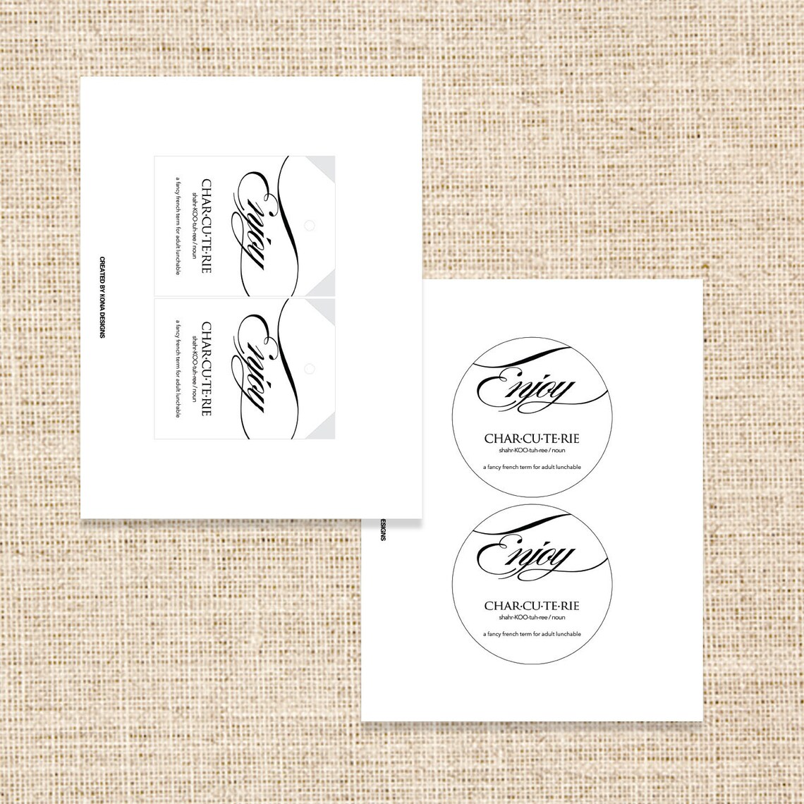 Printable Charcuterie Gift Tag - Food Gift Tag - Adult Lunch Gift Tag ...