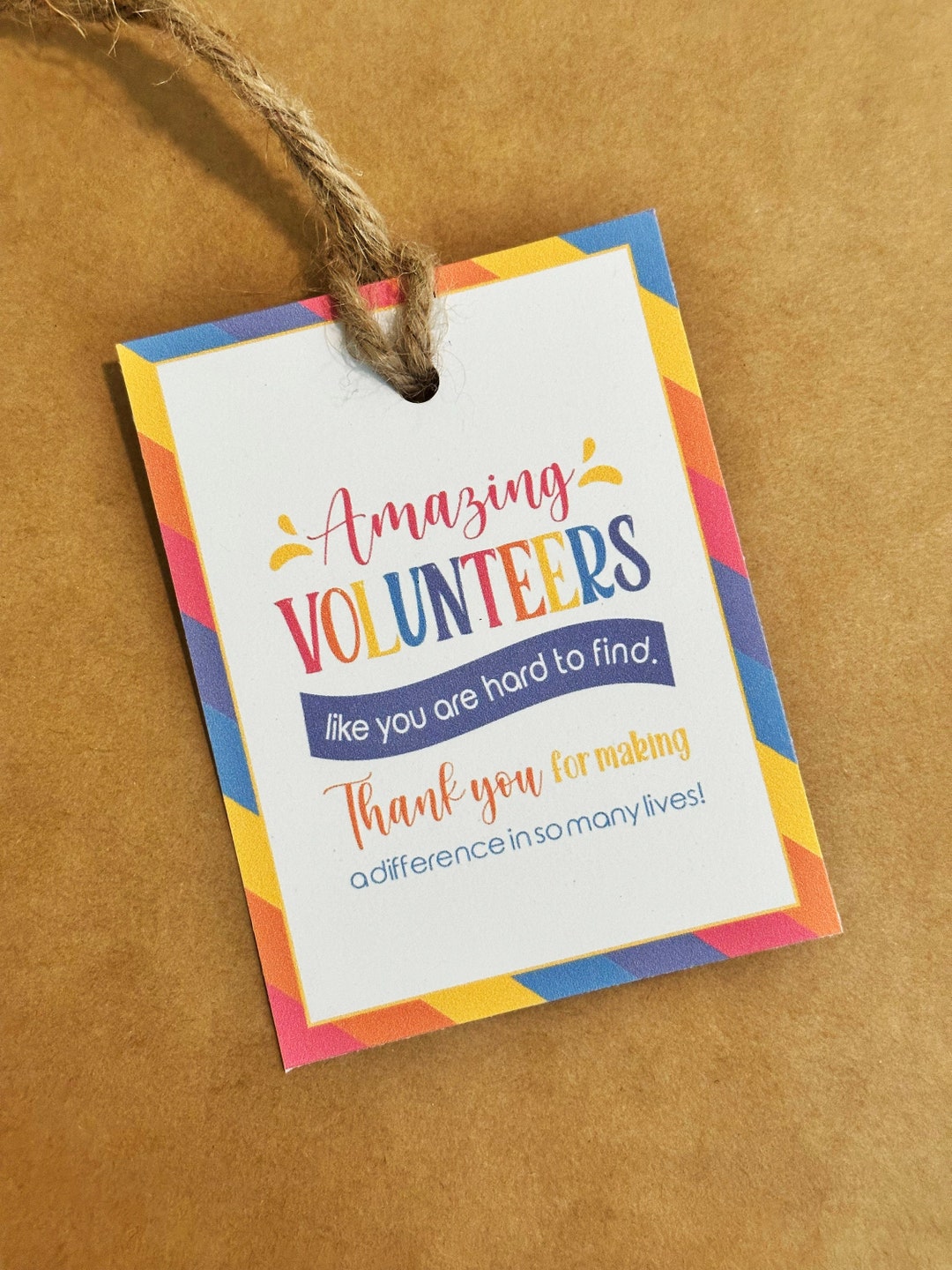 Volunteer Appreciation Gift | Amazing Volunteer Gift | Volunteers Are ...