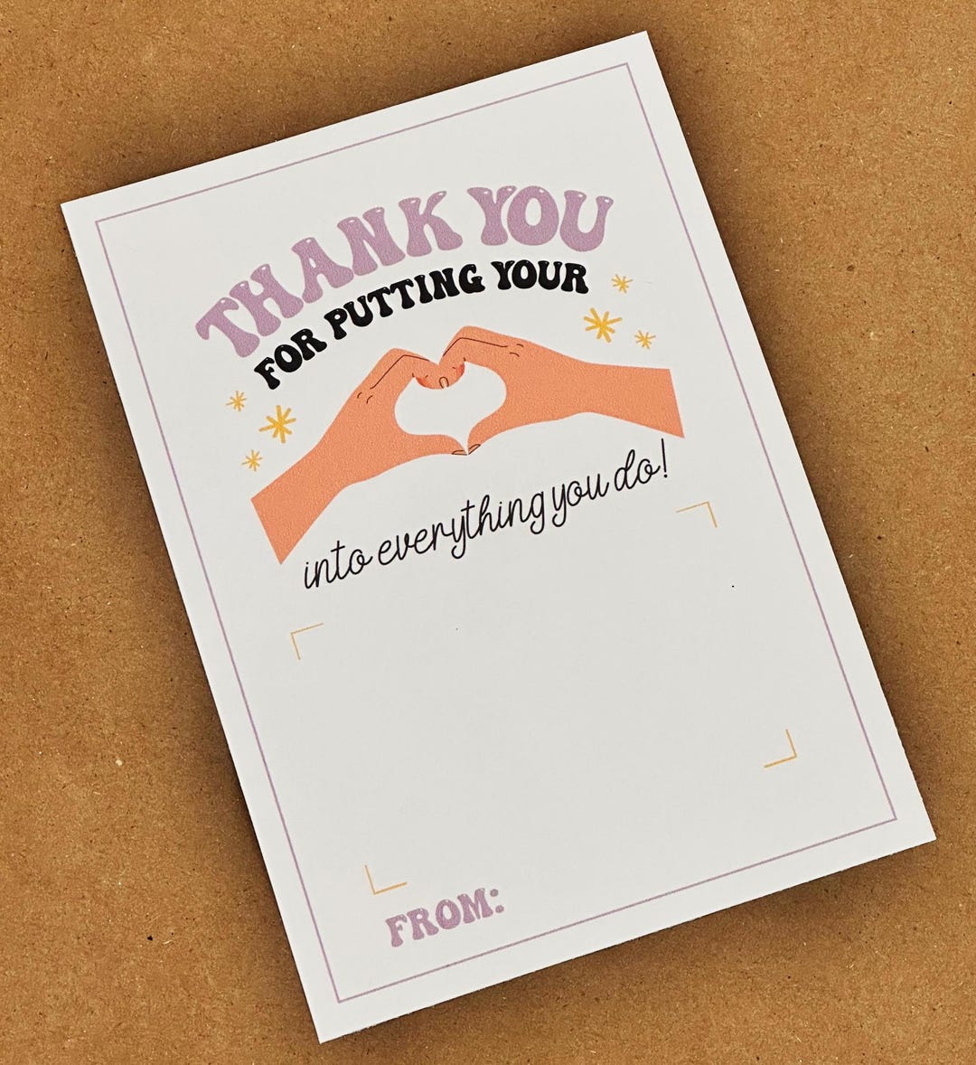 Teacher Appreciation Week Gift Card Holder | Thank You for Putting Your ...