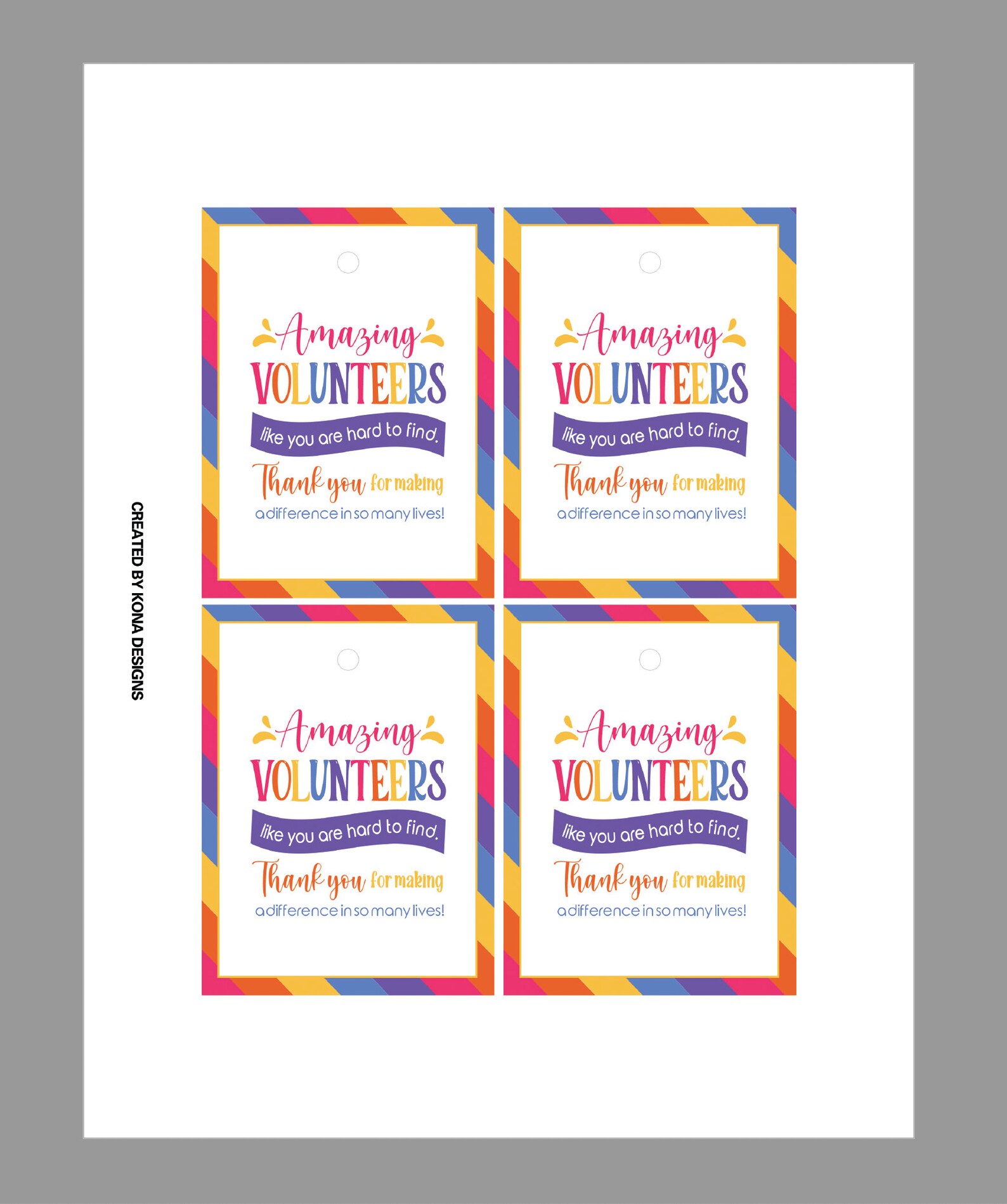 Volunteer Appreciation Gift | Amazing Volunteer Gift | Volunteers Are ...